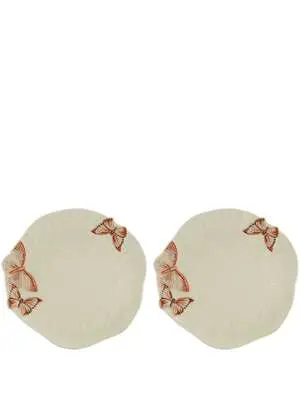 BORDALLO PINHEIRO Cloudy Butterflies Charger Plate - Neutrals