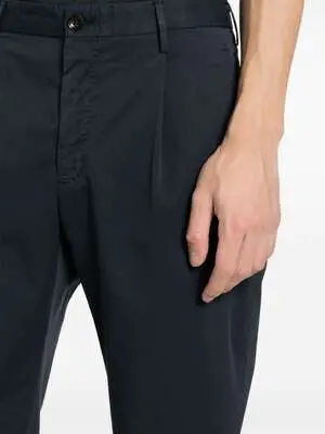 Incotex Stretch-cotton Tapered Trousers