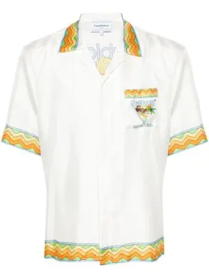 Casablanca Afro Cubism Silk Shirt