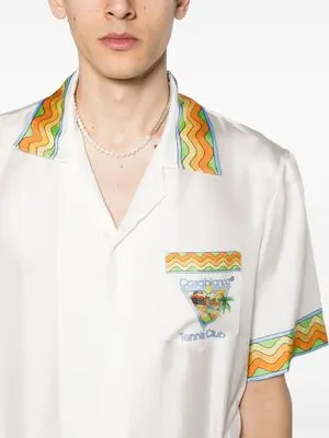 Casablanca Afro Cubism Silk Shirt