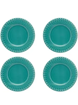 BORDALLO PINHEIRO Fantasia Dessert Plate - Blue