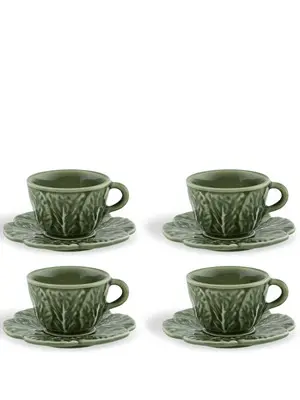 BORDALLO PINHEIRO Couve Coffee Set - Green