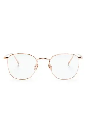 Linda Farrow Round Frame Eyeglasses - Pink