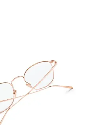 Linda Farrow Round Frame Eyeglasses