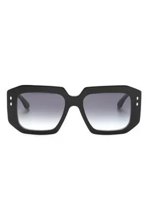 Isabel Marant Logo-print Square-frame Sunglasses