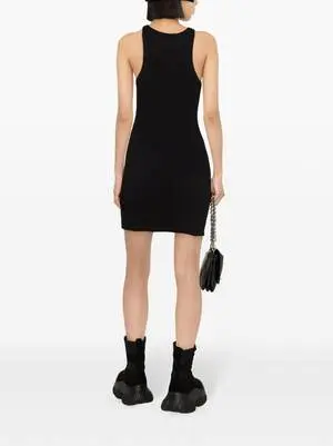 Vetements Racerback Ribbed-knit Minidress