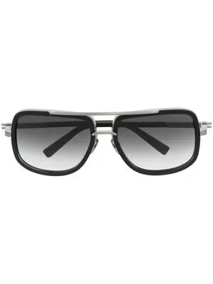 Dita Square-frame Sunglasses - Silver