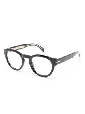 DB EYEWEAR BY DAVID BECKHAM Logo Plaque Round-frame Glasses