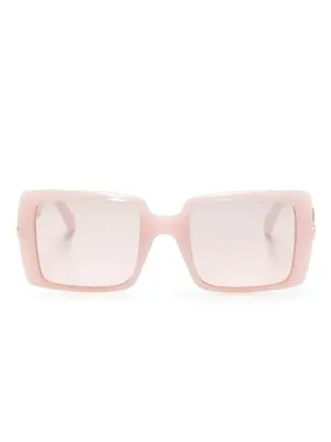 Moncler Promenade Rectangle-frame Sunglasses - Pink