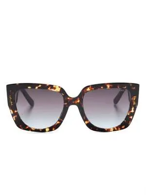 Marc Jacobs J Marc Square-frame Sunglasses - Brown