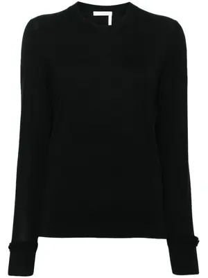 Chloé Marcie-buckled Jumper - Black