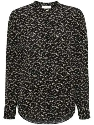 MARANT ETOILE Catchell Batwing-sleeved Shirt - Black