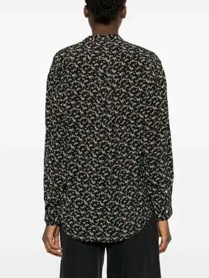 MARANT ETOILE Catchell Batwing-sleeved Shirt - Black