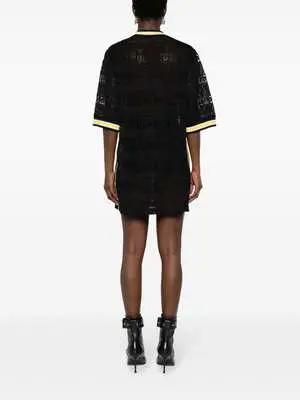 Dsquared2 64 Lacey T-shirt Dress - Black