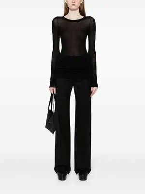 Rick Owens Straight-leg Tailored Trousers - Black