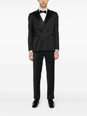Tagliatore Double-breasted Suit - Black