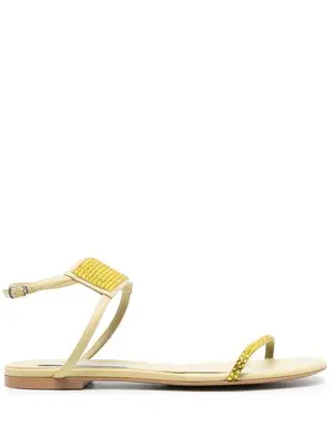 Stella McCartney Crystal-embellished Flat Sandals
