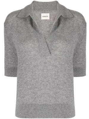 Khaite Shrunken Jo Cashmere Top
