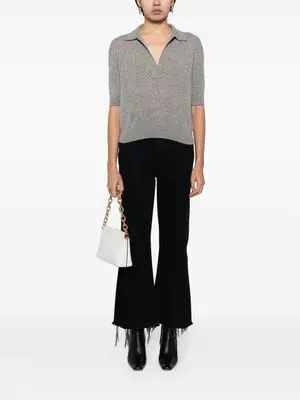 Khaite Shrunken Jo Cashmere Top