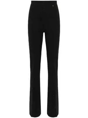 NISSA Rhinestone-embellished Slim-fit Trousers