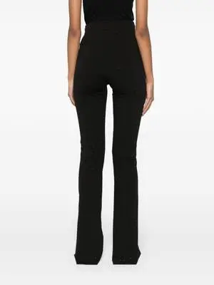 NISSA Rhinestone-embellished Slim-fit Trousers