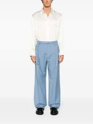 LANVIN Wide-leg Wool Trousers
