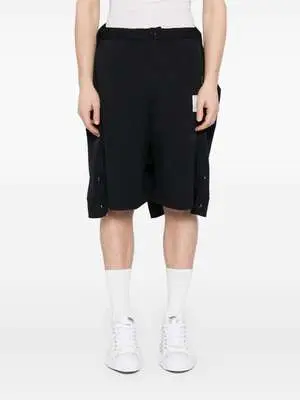 Mihara Yasuhiro Deconstructed Combo Shorts - Black