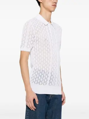 Dsquared2 Open-knit Polo Shirt