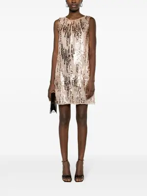 Talbot Runhof Sequinned Mini Dress