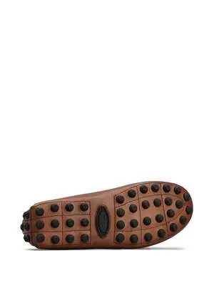 TOD'S Gommino T Timeless Leather Loafers - Brown