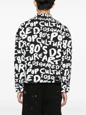 Dsquared2 80's Pop Culture" Denim Jacket