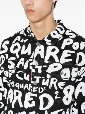 Dsquared2 80's Pop Culture" Denim Jacket
