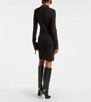 TOM FORD Wool And Silk-blend Minidress