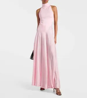 Alaïa Turtleneck Maxi Dress