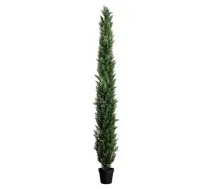 NEARLY NATURAL 10' Cedar Pine Faux Tree Uv - One-color