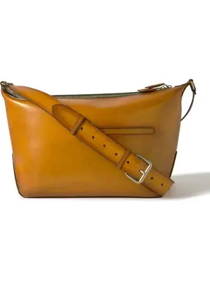 Berluti Venezia Leather Messenger Bag