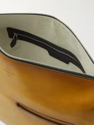 Berluti Venezia Leather Messenger Bag