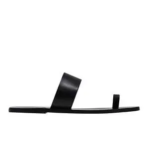 ANCIENT GREEK SANDALS Thalos Sandals Black