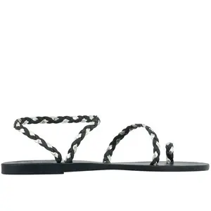 ANCIENT GREEK SANDALS Eleftheria Sandals Black/platinum