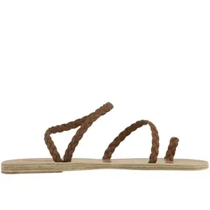 ANCIENT GREEK SANDALS Eleftheria Sandals Chocolate