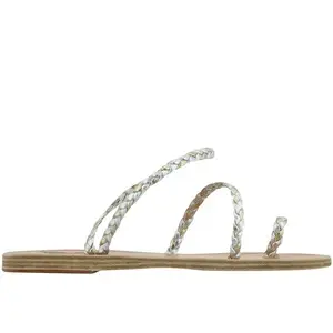 ANCIENT GREEK SANDALS Eleftheria Sandals Silver/platinum