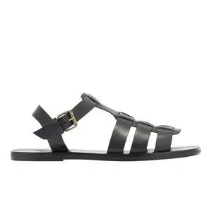 ANCIENT GREEK SANDALS Ektoras Sandals - Black