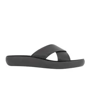 ANCIENT GREEK SANDALS Thais Comfort Slides - Black