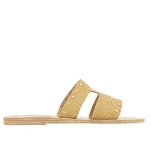 ANCIENT GREEK SANDALS Apteros Mule Sandals - Natural