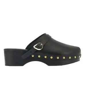 ANCIENT GREEK SANDALS Classic Closed Clogs - Black