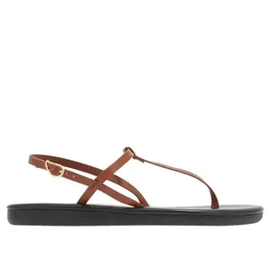ANCIENT GREEK SANDALS Lito Flip Flops Terracota