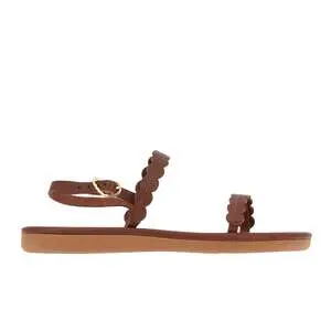 ANCIENT GREEK SANDALS Aroula Sandals Chestnut