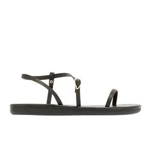 ANCIENT GREEK SANDALS Niove Flip Flops Black
