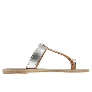 ANCIENT GREEK SANDALS Melpomeni Sandals Silver