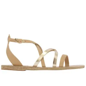 ANCIENT GREEK SANDALS Ancient Greek Sandals Delia Sandal Natural/platinum